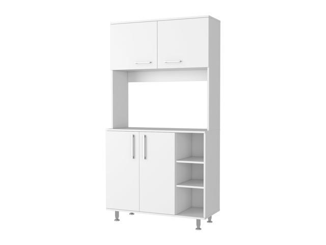 Colorado Pantry Cabinet  Three Open Shelves