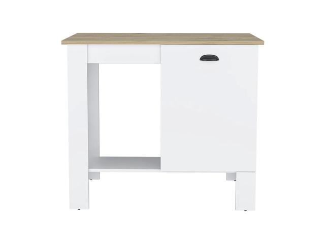 Click here for Lander Kitchen Island with Single Door and Lower O... prices