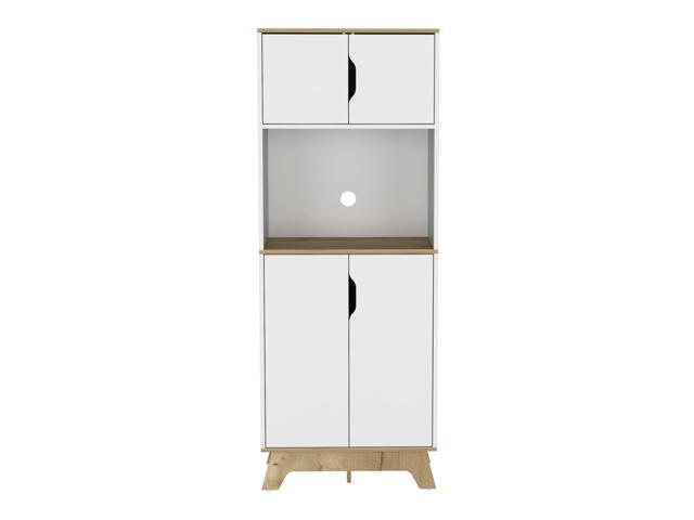 Click here for Brussel Microwave Pantry Cabinet  Top Double Door... prices