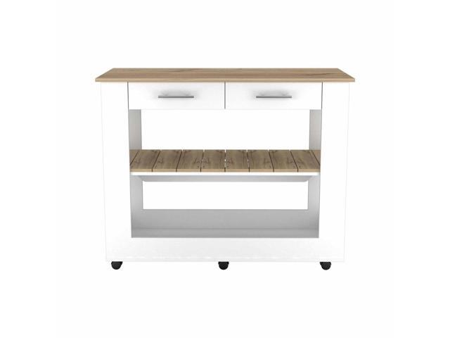 Click here for Brooklyn 46 Kitchen Island  Two Shelves  Two Drawe... prices