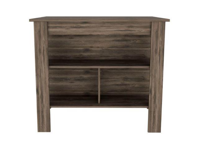 FM FURNITURE Brooklyn Wooden Kitchen Island