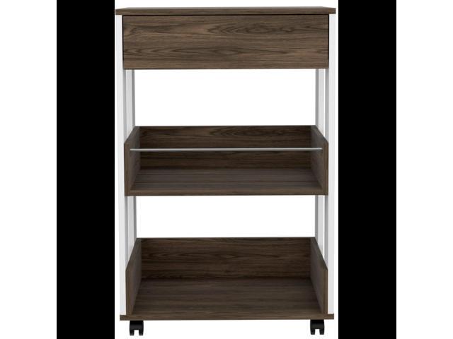 Click here for Dundee Kitchen Cart  One Drawer  Two Open Shelves prices