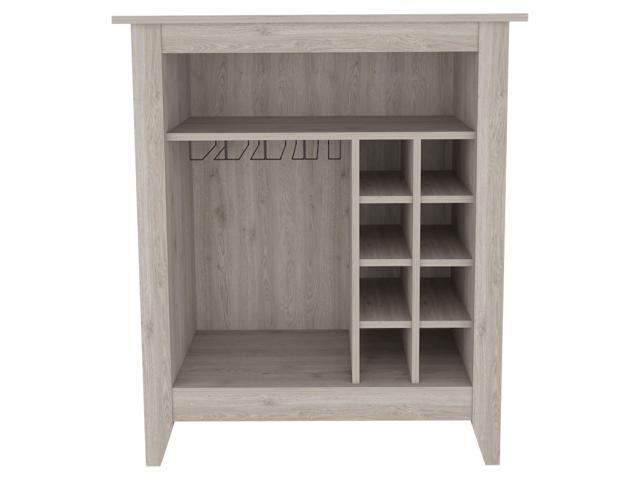 Future Bar Cabinet  Six Built-in Wine Rack  One Open Drawer  One Open Shelf