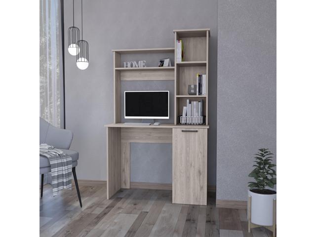 Click here for Rumford Computer Desk with Hutch and 3-Tier Storag... prices