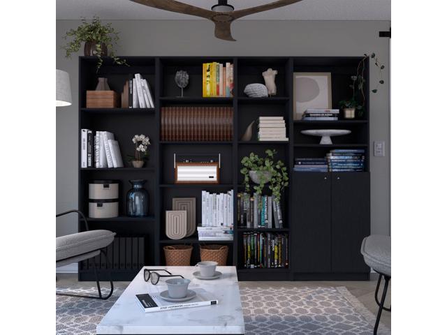 Click here for Misani 4 Piece Living Room Set with 4 Bookcases  B... prices