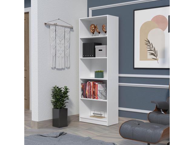 Click here for Sutton 4 Shelves Bookcase with Modern Storage Shel... prices