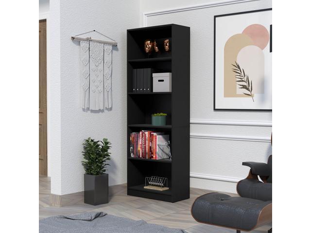Click here for Sutton 4 Shelves Bookcase with Modern Storage Shel... prices