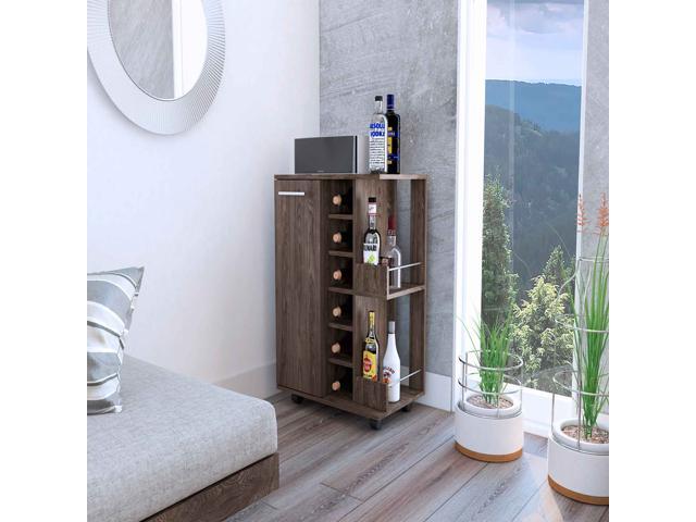 Click here for Tennessee Goldenbrown Bar Cart made of particle bo... prices