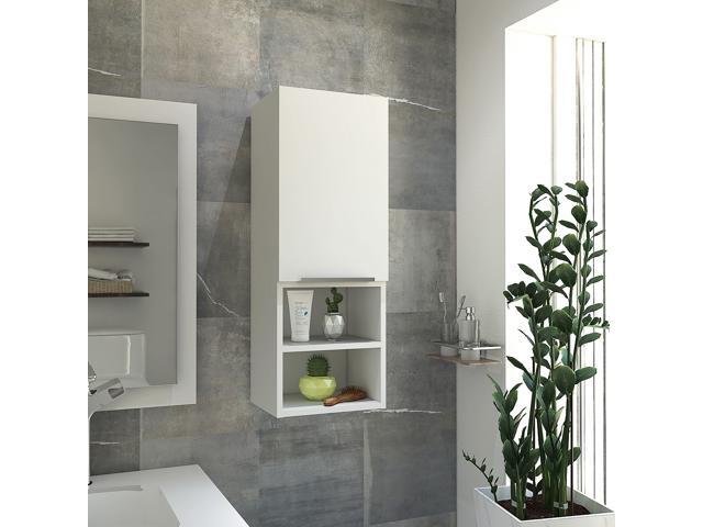 Milwaukee  Medicine Cabient  With 2 Shelves  And A Door Cabinet with 2 interior shelves - White.