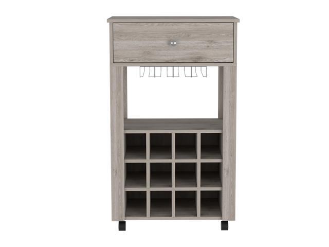 Click here for Ace Bar Cart  Twelve Built-in Wine Rack  Casters... prices