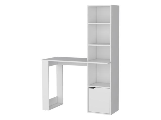 Click here for FM FURNITURE Anson Computer Desk with 4-Tier Bookc... prices