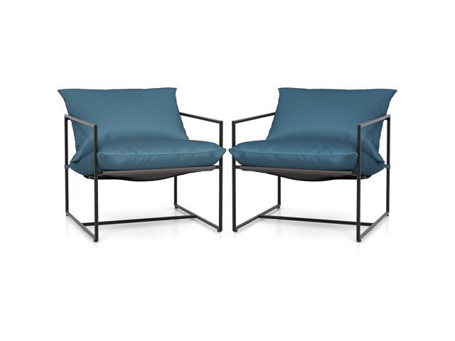 Click here for 2 Pieces Sling Accent Chair Leisure Chair with Wea... prices