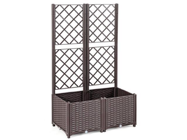 Click here for Raised Garden Bed with Trellis Planter Box for Cli... prices