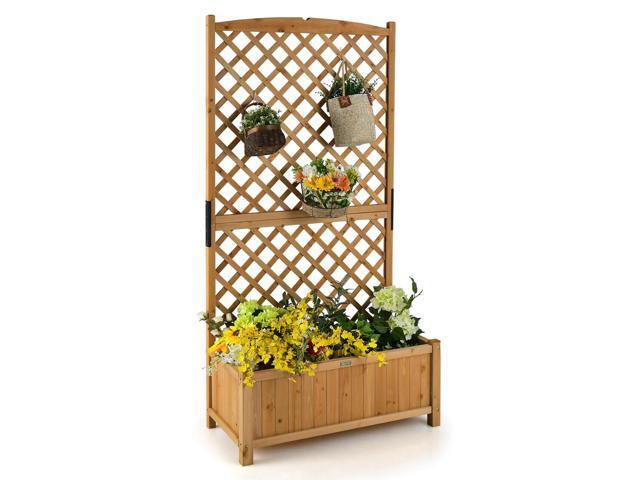 Click here for Planter Raised Bed with Trellis for Plant Flower C... prices