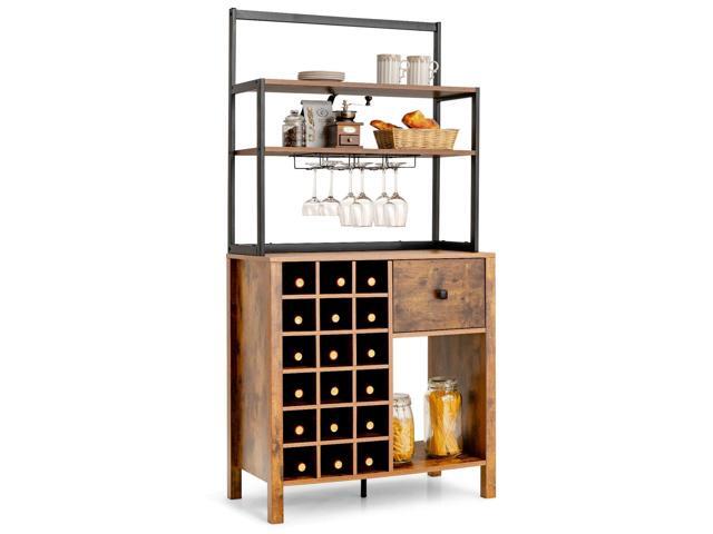 Click here for Kitchen Bakers Rack Freestanding Wine Rack Table w... prices