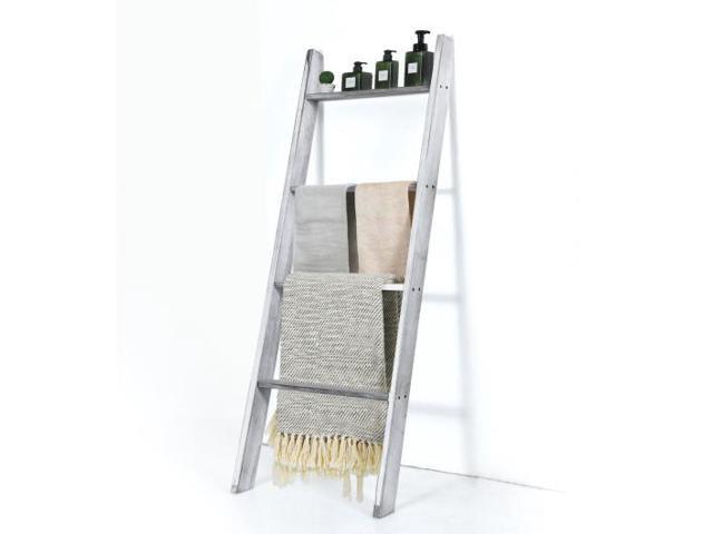 Click here for 4-Tier Wall Leaning Ladder Shelf Stand prices