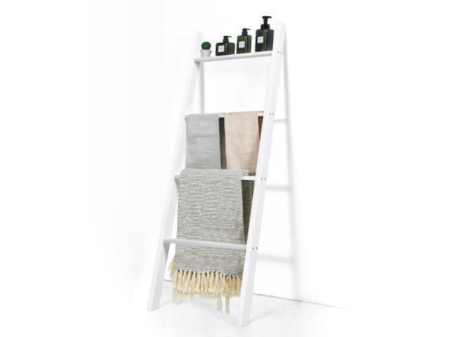 Click here for 4-Tier Wall Leaning Ladder Shelf Stand prices