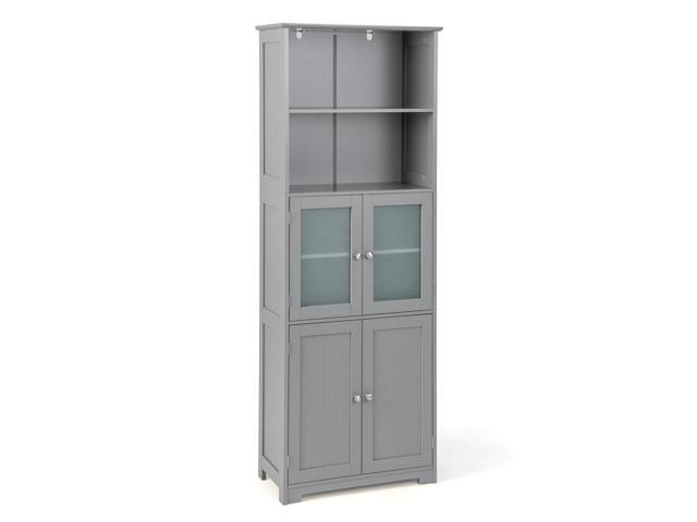 Click here for 6-Tier Freestanding Bathroom Cabinet with 2 Open C... prices