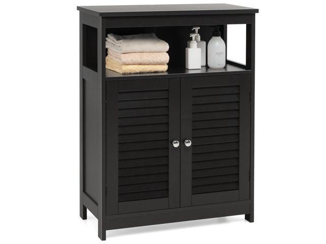 Click here for Wood Freestanding Bathroom Storage Cabinet with Do... prices