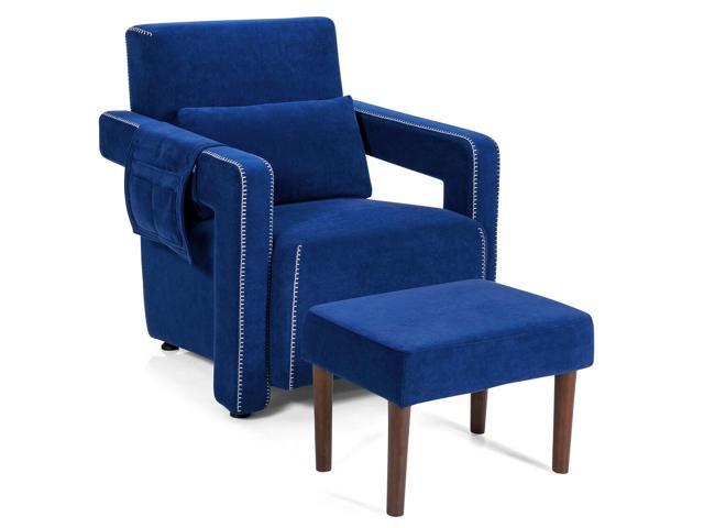 Click here for Modern Berber Fleece Single Sofa Chair with Ottoma... prices