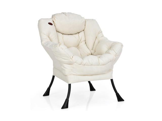 Click here for Modern Polyester Fabric Lazy Chair with Steel Fram... prices