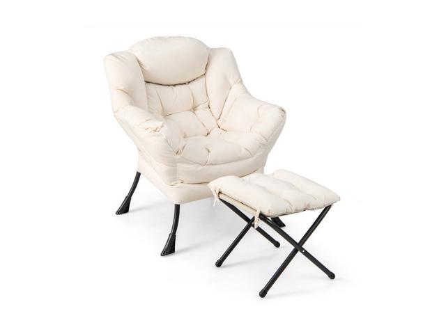 Click here for SlickBlue Modern Accent Sofa Chair with Folding Fo... prices