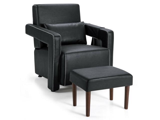 Click here for Modern Berber Fleece Single Sofa Chair with Ottoma... prices