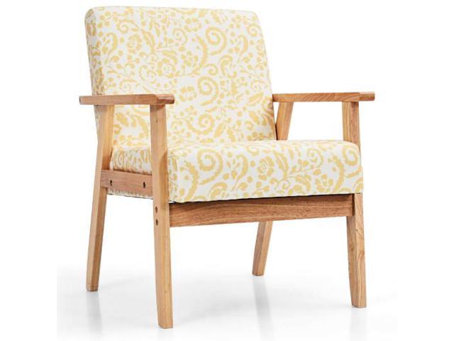 Click here for Modern Accent Armchair Fabric Lounge Chair with Ru... prices