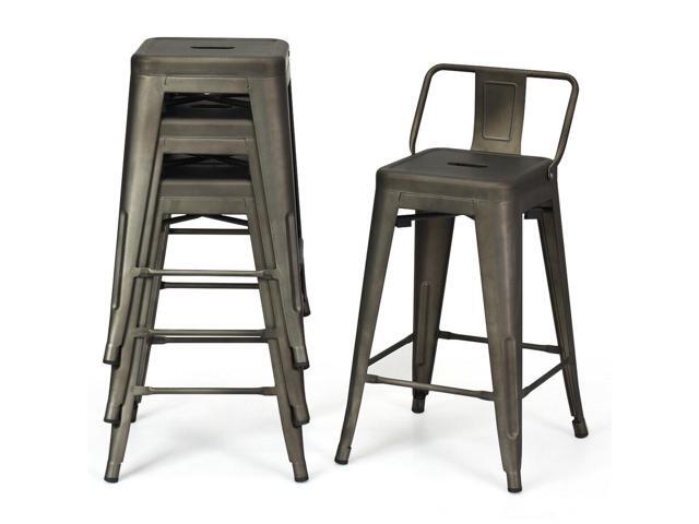 Click here for 24 Set of 4 Cafe Side Chairs with Rubber Feet and... prices
