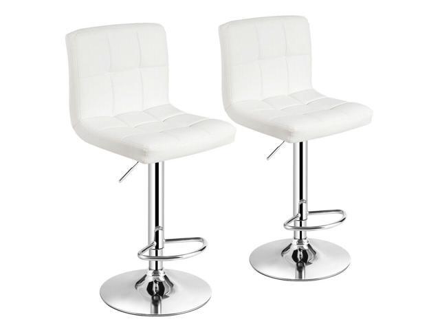 Click here for Set of 2 Square Swivel Adjustable PU Leather Bar S... prices