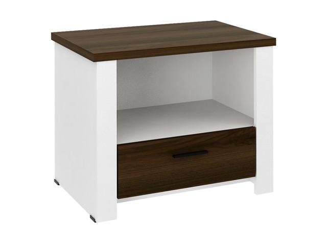 Click here for SlickBlue Accent Nightstand with Drawer and Open S... prices