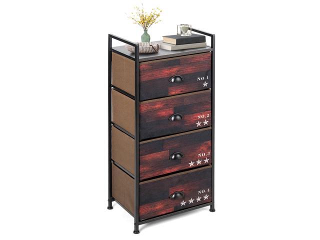Click here for SlickBlue Industrial 4 Fabric Drawers Storage Dres... prices