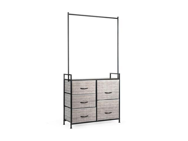 Click here for SlickBlue 5 Fabric Drawers Dresser with Metal Fram... prices