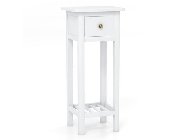 Click here for SlickBlue 2 Tier Slim Nightstand Bedside Table wit... prices