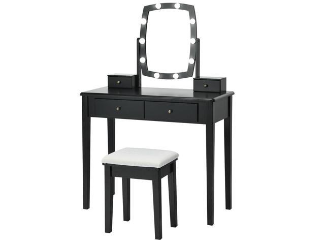 Click here for SlickBlue Vanity Table Set with Lighted Mirror for... prices