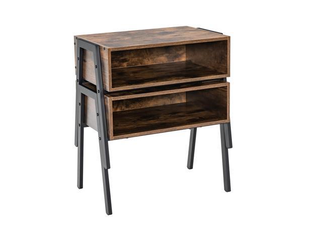 Click here for SlickBlue 2 Pieces Stackable Night Stand Bedside E... prices