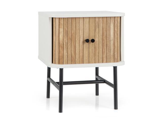 Click here for SlickBlue Mid-century Modern Nightstand with Slidi... prices