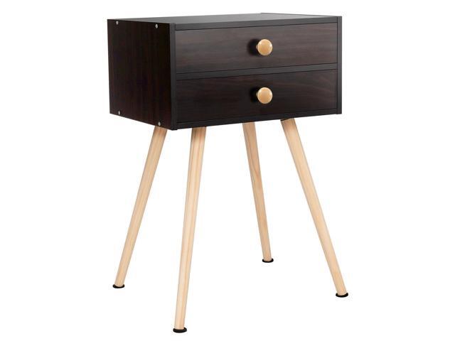 Click here for SlickBlue Mid Century Modern 2 Drawers Nightstand... prices