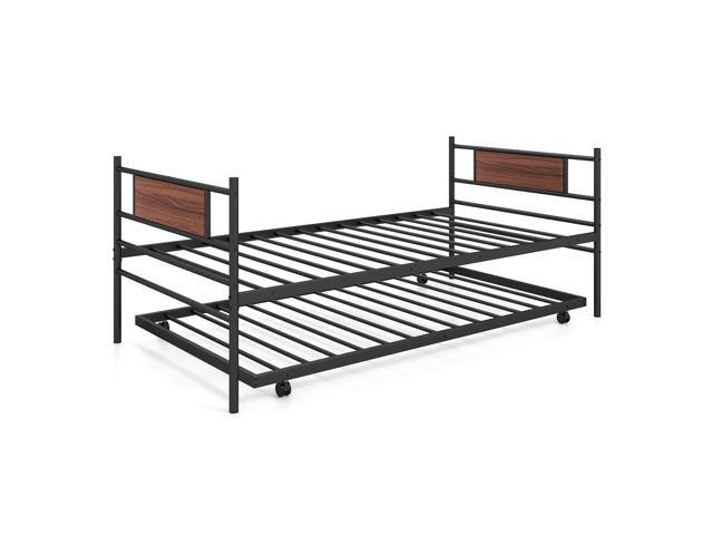 Click here for SlickBlue Twin Size Metal Daybed with Trundle and... prices