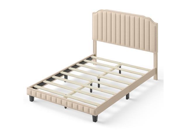 Click here for SlickBlue Heavy Duty Upholstered Bed Frame with Ri... prices
