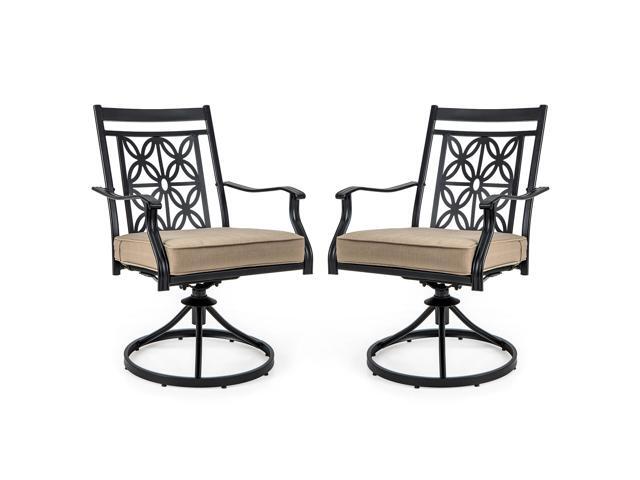 Click here for SlickBlue 2 Pieces Patio Swivel Chairs with Blosso... prices