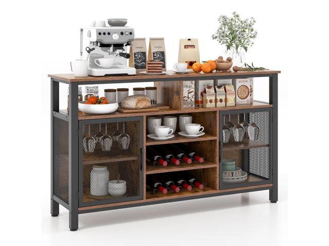 Click here for SlickBlue 55-Inch Buffet Sideboard with 8-Bottle W... prices