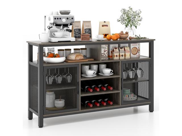 Click here for SlickBlue 55-Inch Buffet Sideboard with 8-Bottle W... prices