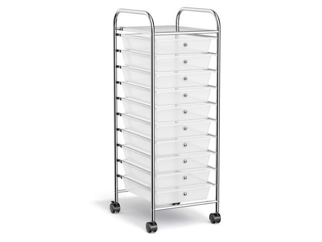 Click here for SlickBlue 10 Drawer Rolling Storage Cart Organizer... prices