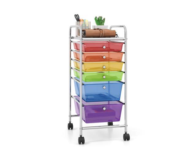 Click here for SlickBlue 6 Drawers Rolling Storage Cart Organizer prices