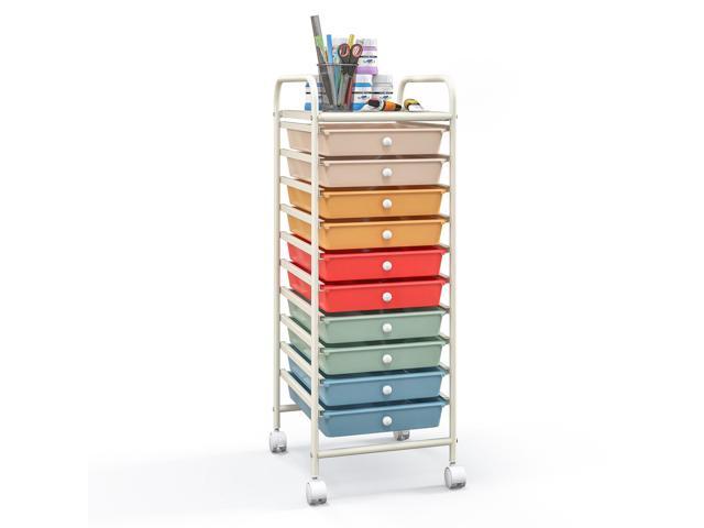 Click here for SlickBlue 10 Drawer Rolling Storage Cart Organizer... prices