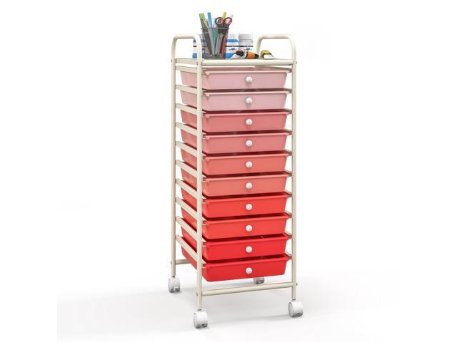 Click here for SlickBlue 10 Drawer Rolling Storage Cart Organizer... prices