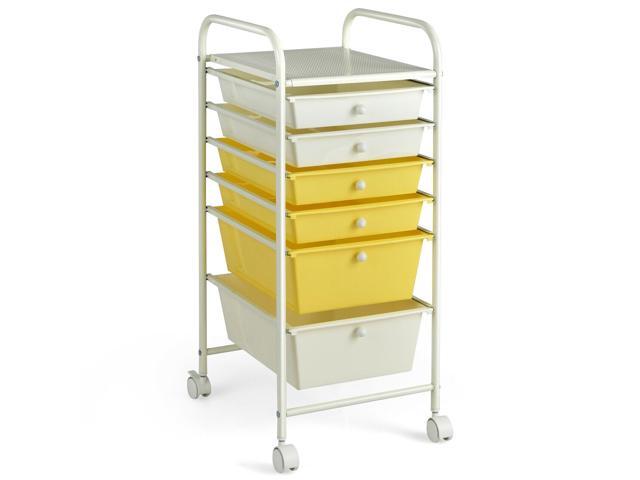 Click here for SlickBlue 6 Drawers Rolling Storage Cart Organizer prices