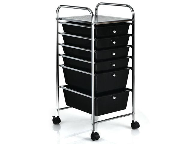 Click here for SlickBlue 6 Drawers Rolling Storage Cart Organizer prices