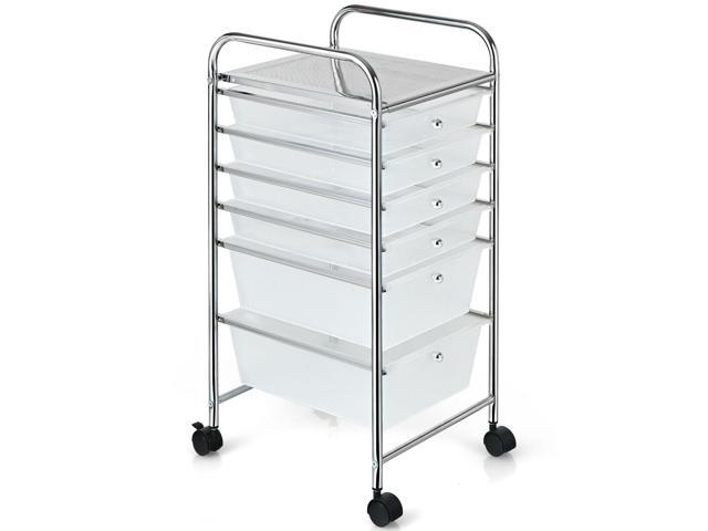 Click here for SlickBlue 6 Drawers Rolling Storage Cart Organizer prices